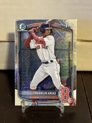 2025 Bowman Franklin Arias Mega Box Mojo Refractor Rookie 1st Red Sox ...