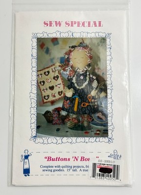 Sew Special Buttons N Bows Pattern | eBay