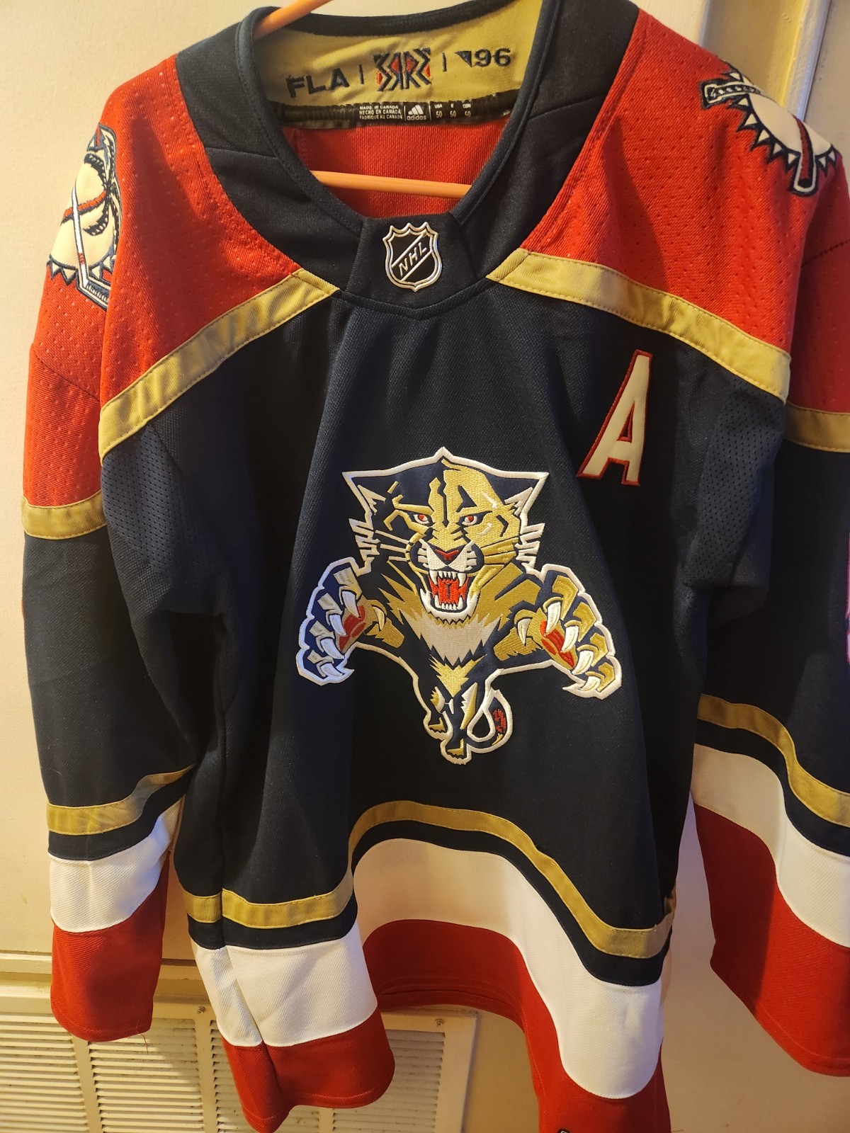 Florida Panthers Jersey #5 Aaron Ekblad 2021 REVERSE RETRO style Size ...