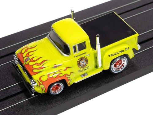 Auto World SC414-3RF 4Gear 1956 Ford F100 Volunteer Fire Dept HO Sale ...