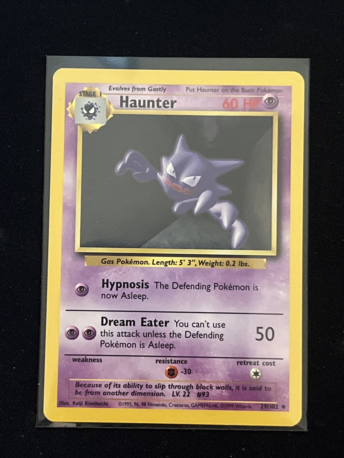 Pokémon TCG Haunter Base Set 29/102 Regular Unlimited Uncommon | eBay