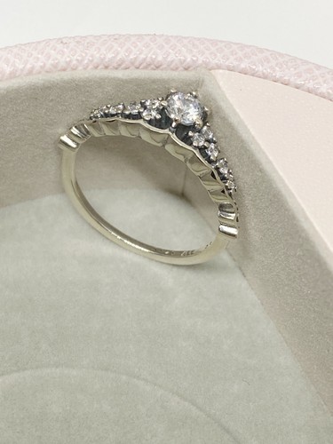 Genuine Pandora Fairy Tale Tiara Wishbone Ring | eBay Australia