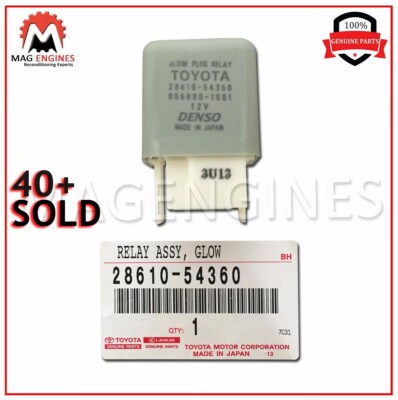 28610-54360 GENUINE OEM GLOW PLUG RELAY ASSY 2861054360 | eBay