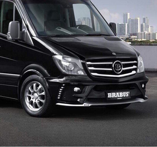 “New”Brabus Monoblock "E"fit Mercedes Sprinter 18X8 ET 53 6:130 Matte ...