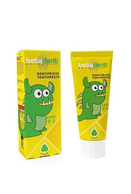 Betadent Baby 0-3 children's toothpaste PEAR, 75 ml | eBay