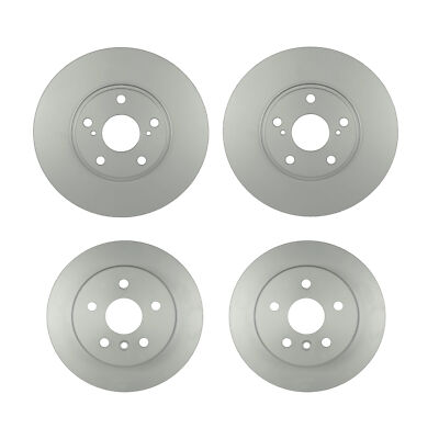 Bosch QuietCast Front 295.9mm & Rear 287.6m Disc Brake Rotors Kit For ...