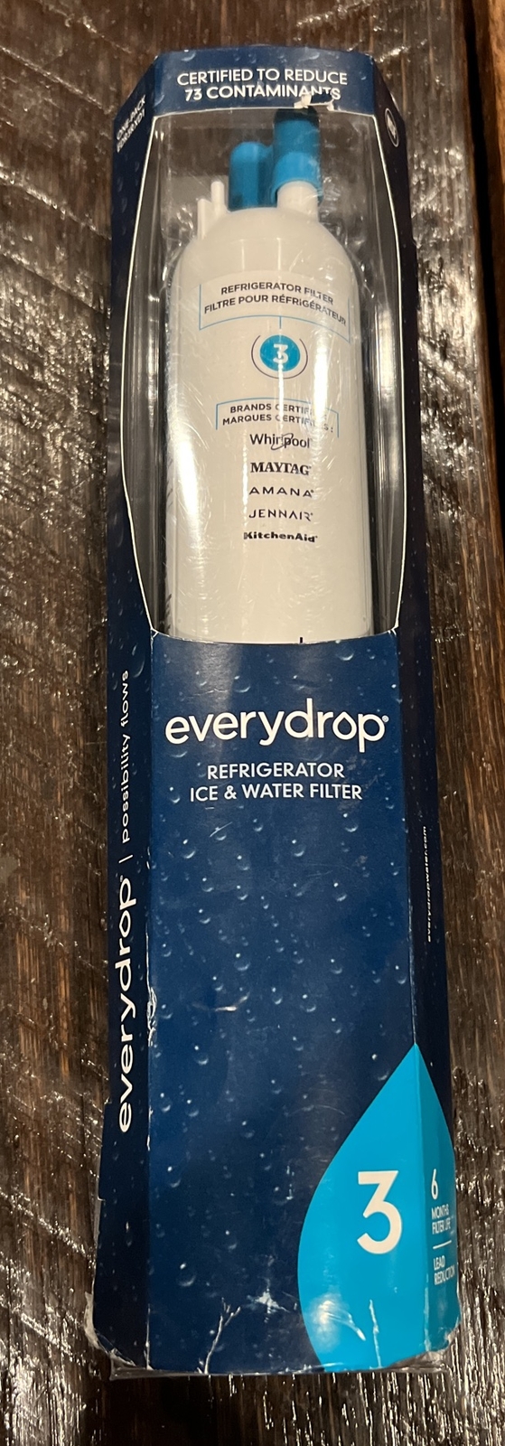 EveryDrop Refrigerator Water Filter 3 - EDR3RXD1 (Pack of 1) for sale ...