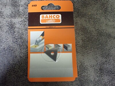 NEW Bahco 449 1" Triangle Replacement Scraper Blade (BN295) | eBay