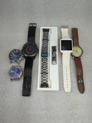 Lot of 5 Men's Watches Plus One New Smart Watch Band Untested | eBay