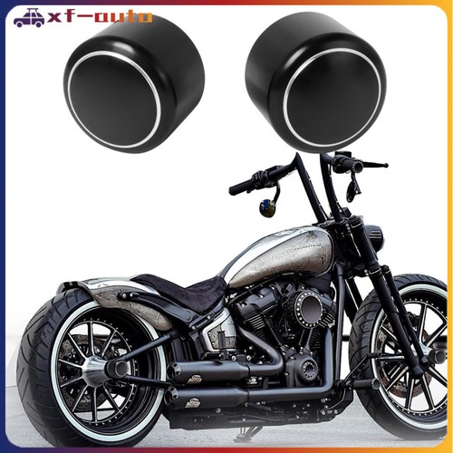 2PCS Heel Shift Shifter Lever Eliminator Shaft Caps Cover For Harley ...