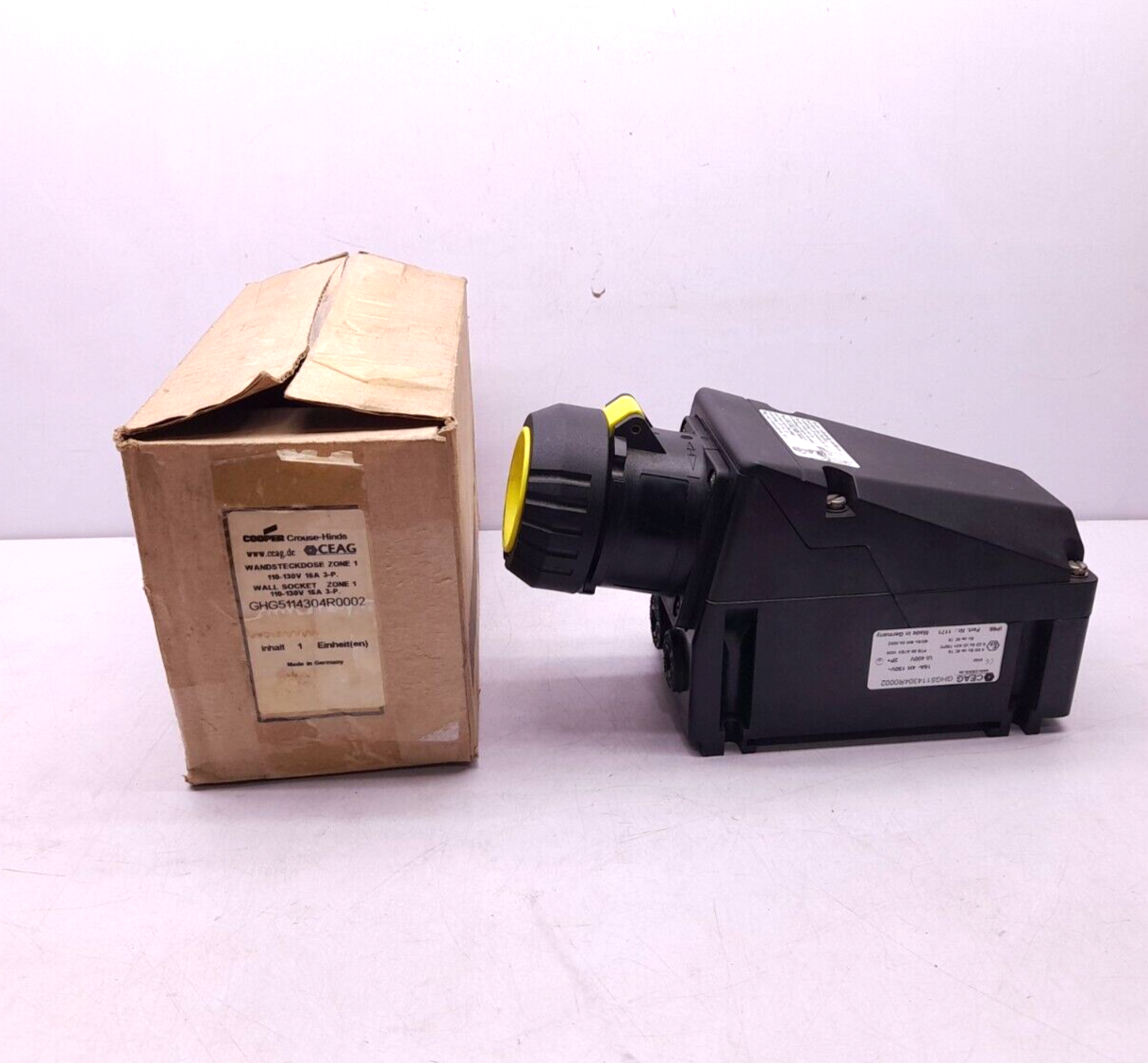 Cooper Crouse Hinds CEAG GHG5114304R0002 Power Connector Wall Socket | eBay