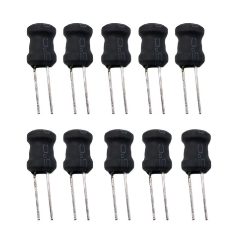 US Stock 10pcs 100mH 104 Inductor Choke Radial Lead Power Inductor 8mm ...