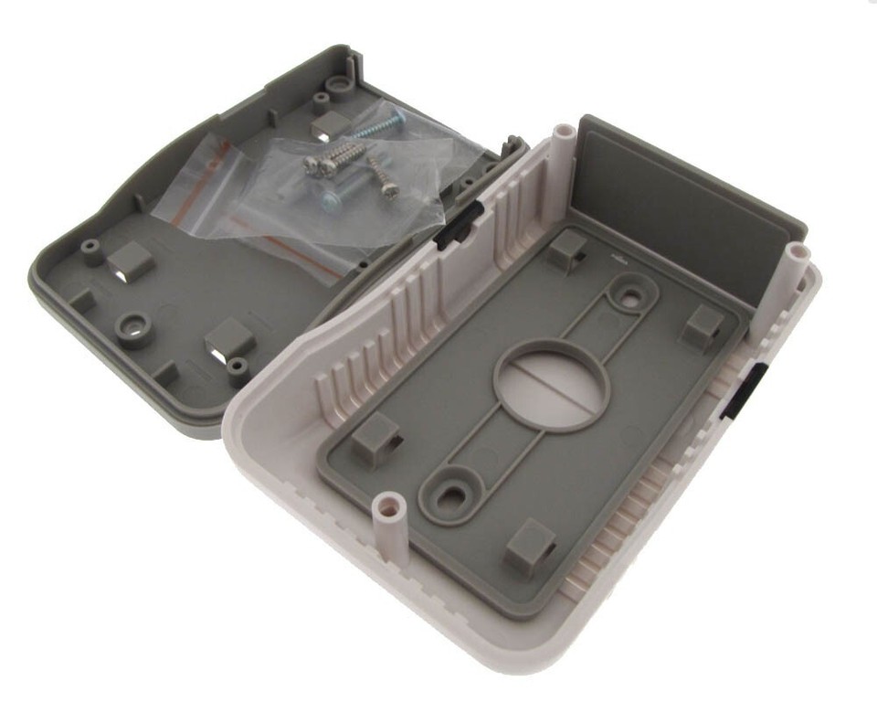 HQ Plastic Project Box Enclousure DIY 110x70x38mm - White/Grey | eBay