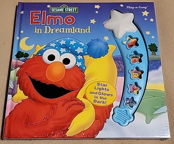 NEW Elmo in Dreamland Play A Song Sesame Street Children's Board Book ...