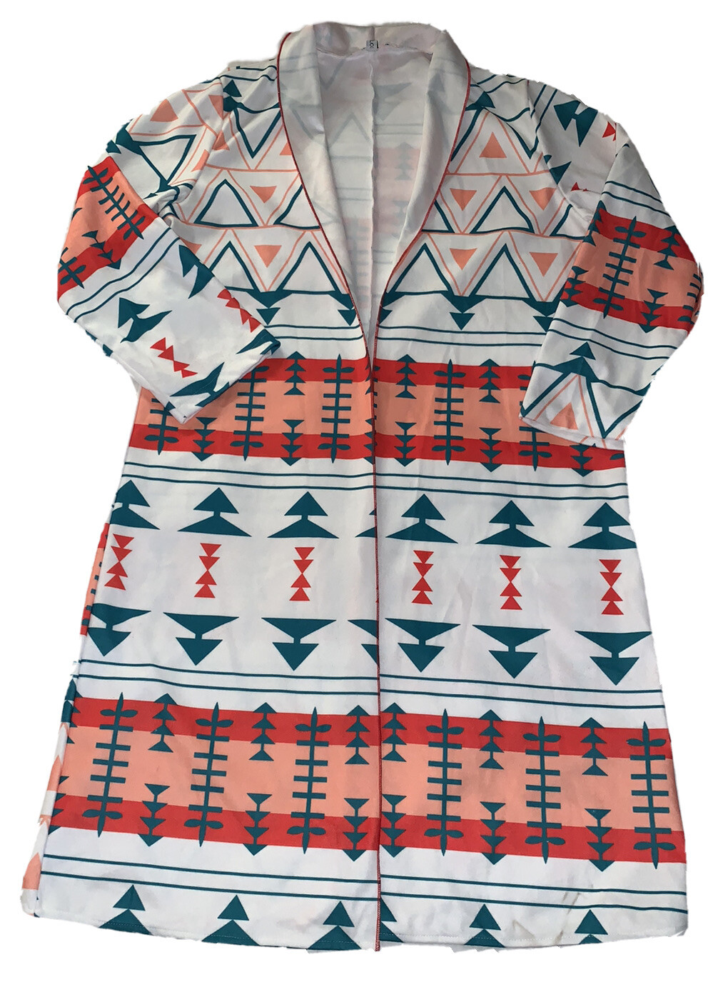 MISSLOOK Robe Duster Women’s Native Print Multicolor … - Gem