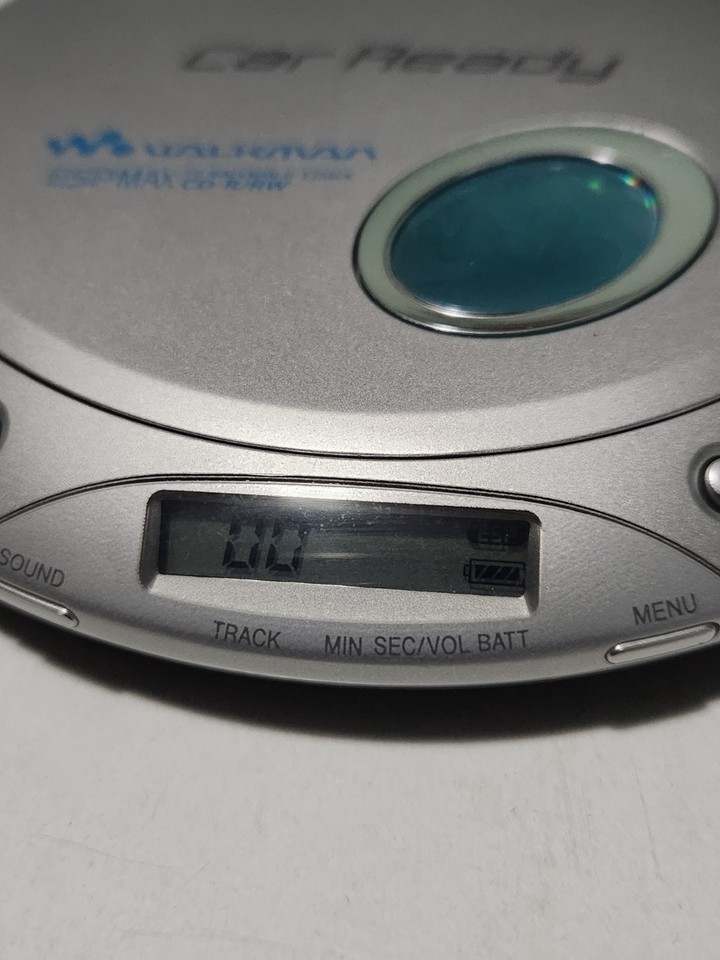 Sony CD Walkman Portable Compact Disc Player - ESP MAX - Car Ready D ...