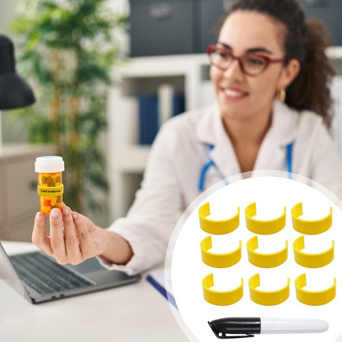Bottle Label Identification Clip Pill Container Holder Medicine Clips ...