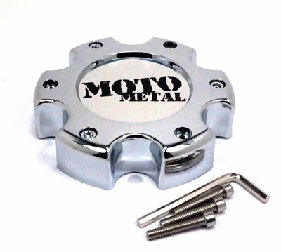 Moto Metal Chrome Center Cap 5.75"OD Bolt Closed for MO956 MO955 MO951 ...