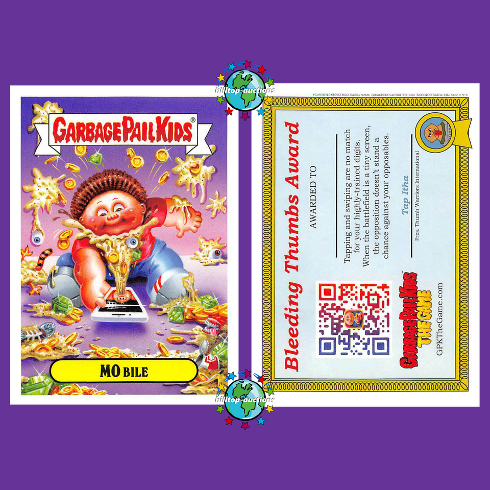 GARBAGE PAIL KIDS REVENGE OF OH, THE HORROR-IBLE 2019 200-CARD SET ...