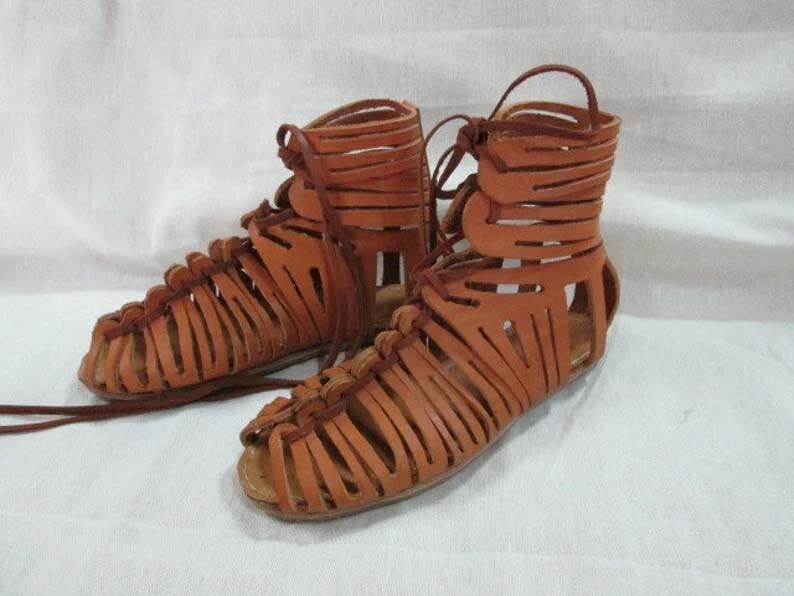 Medieval leather roman sandle | eBay