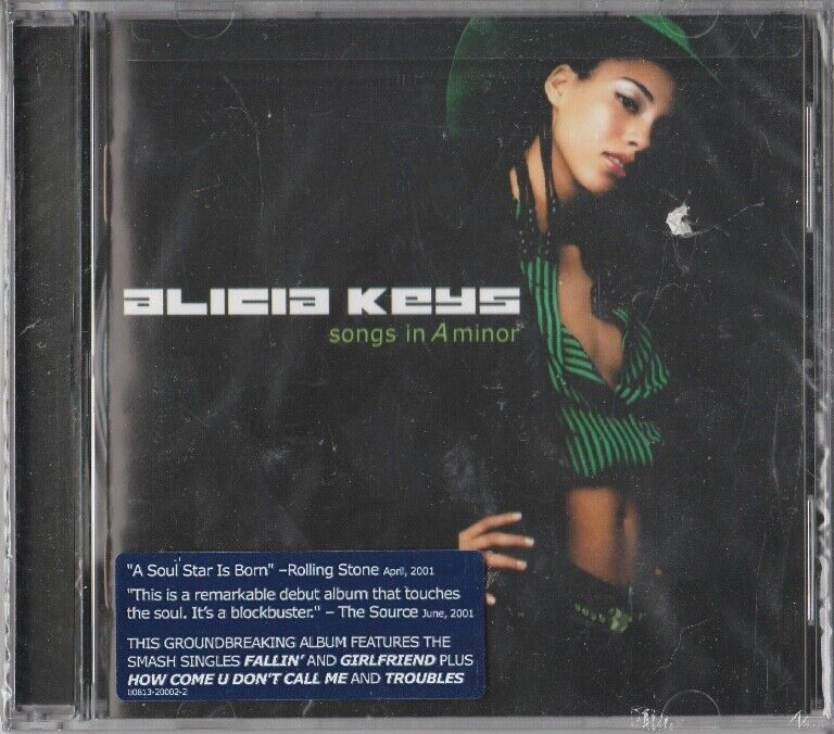 Alicia Keys Songs In A Minor CD 2001 J Records #80813-20002-2 1st US Press New 808132000222 | eBay