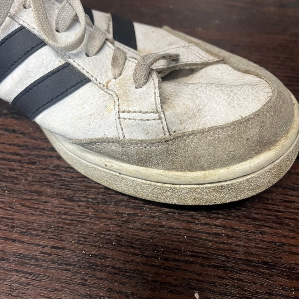 Adidas Mens PWJ 001004 Lace Up White Sneaker Sneaker Athletic Size US ...