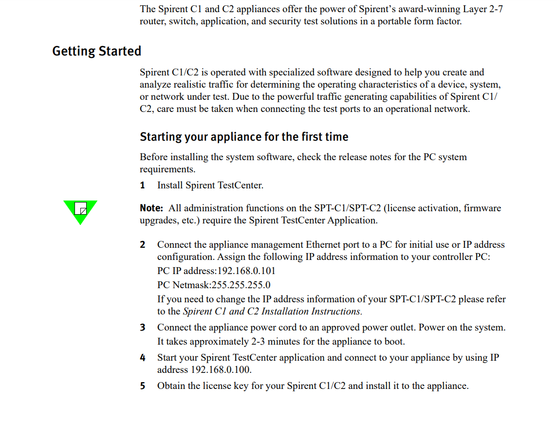 Spirent TestCenter SPT-C1 Portable Layer 2-7 System W/NIC-32 (4-pt 1Gb ...