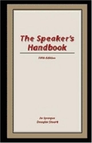 The Speaker's Handbook Douglas, Sprague, Jo Stuart 9780155081376| eBay