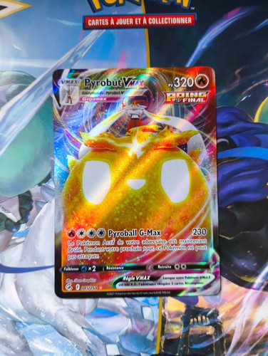 Carte Pokémon Pyrobut VMAX 45/264 320pv Neuve EB8 POING DE FUSION | eBay