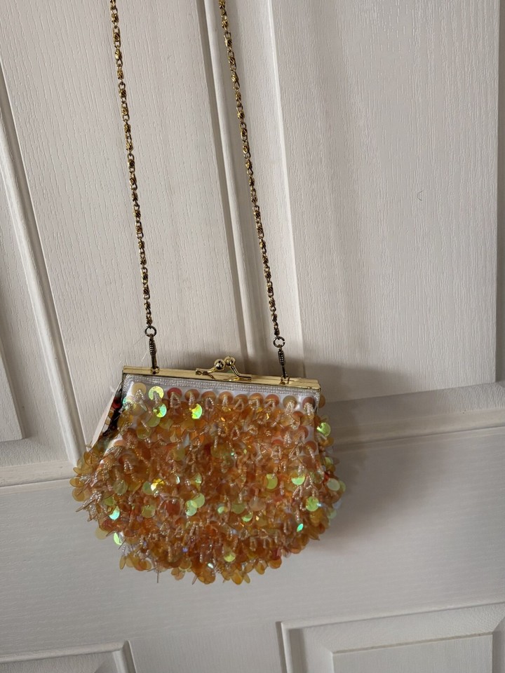 Gold Sequin Evening Bag, Formal Occasion, Woman's Evening Bag, Purse | eBay