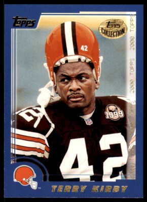 2000 TOPPS COLLECTION TERRY KIRBY CLEVELAND BROWNS #107 | eBay