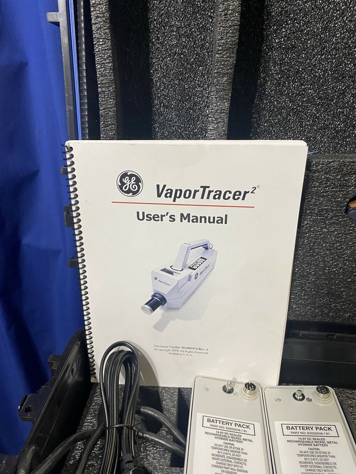 GE Ion Track VaporTracer 2 Handheld Explosion Narcotics Analyzer SEE ...