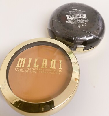 NEW (2) MILANI Conceal + Perfect Cream To Powder Foundation - YOU ...
