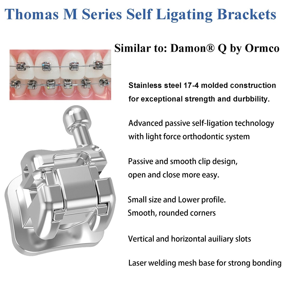 Open Self Ligating Brackets Damon System™ | Passive Self Ligation