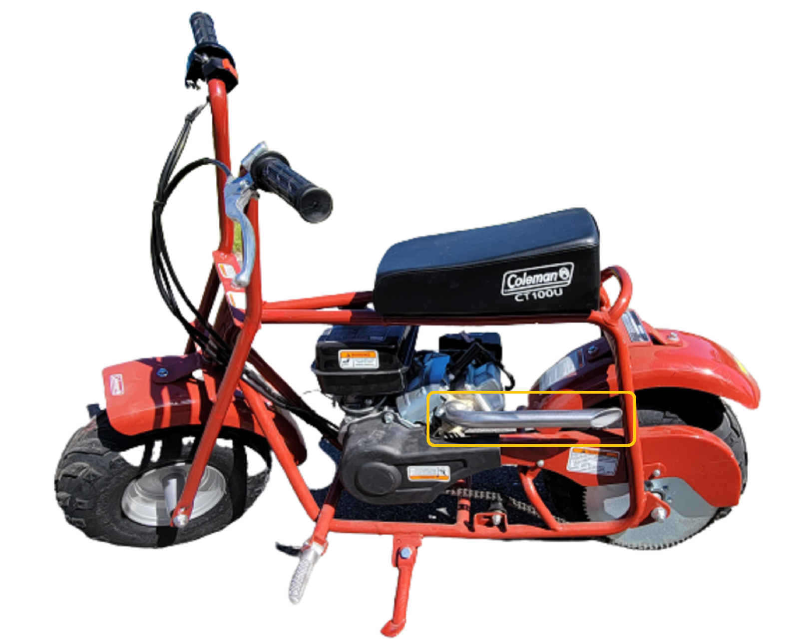 Exhaust Header for: Coleman ct100u or Coleman cc100x Mini bike only. | eBay