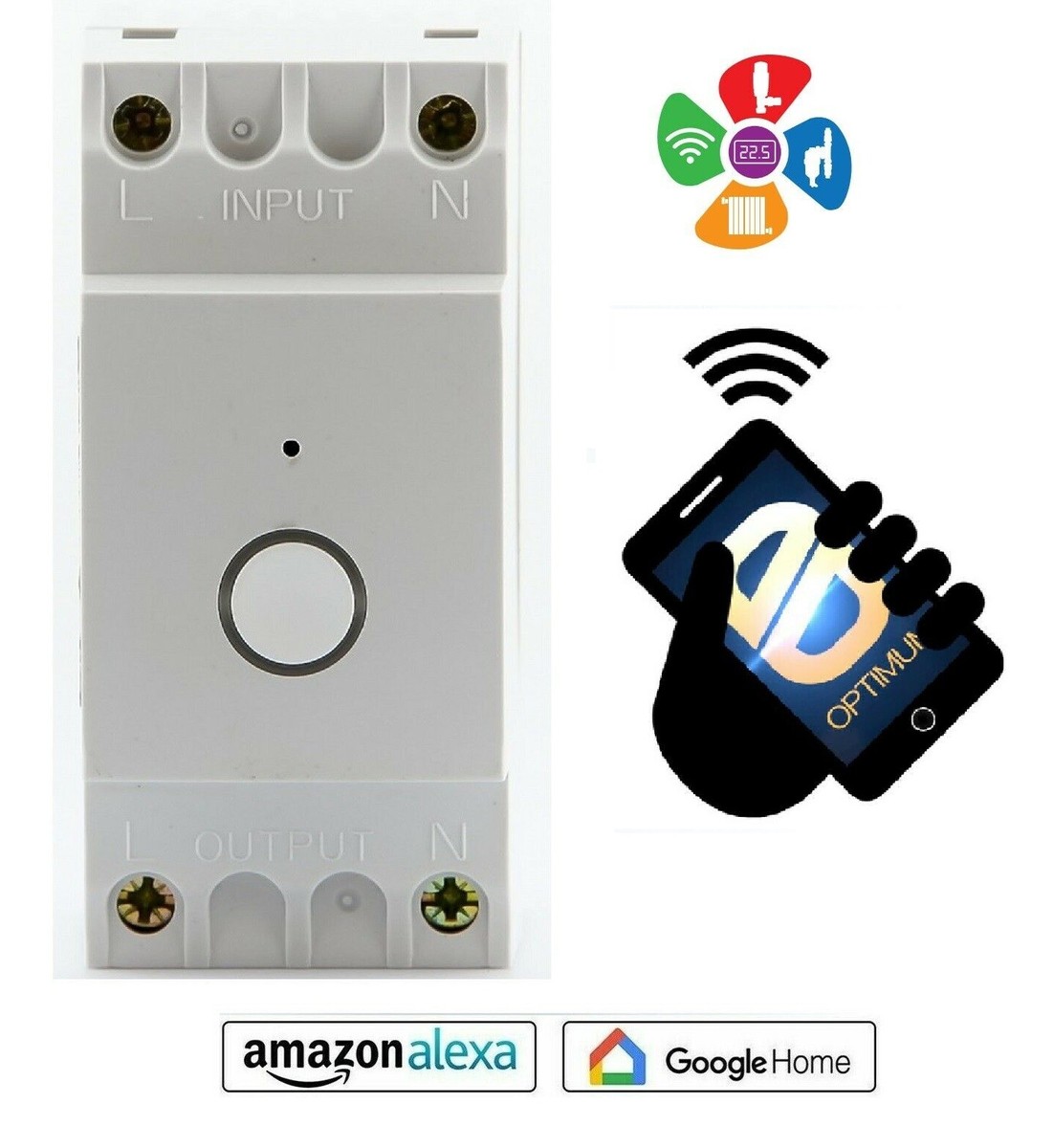 Timer Control Systems Wireless GTE Wireless WiFi Remote Control Socket