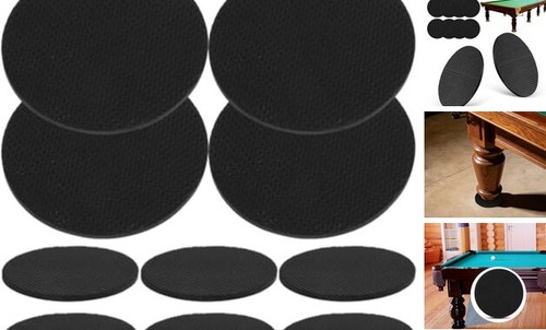 12PCS Pool Table Leveling Pads Kit: 3.34" Round Thick Non-Slip Leg ...
