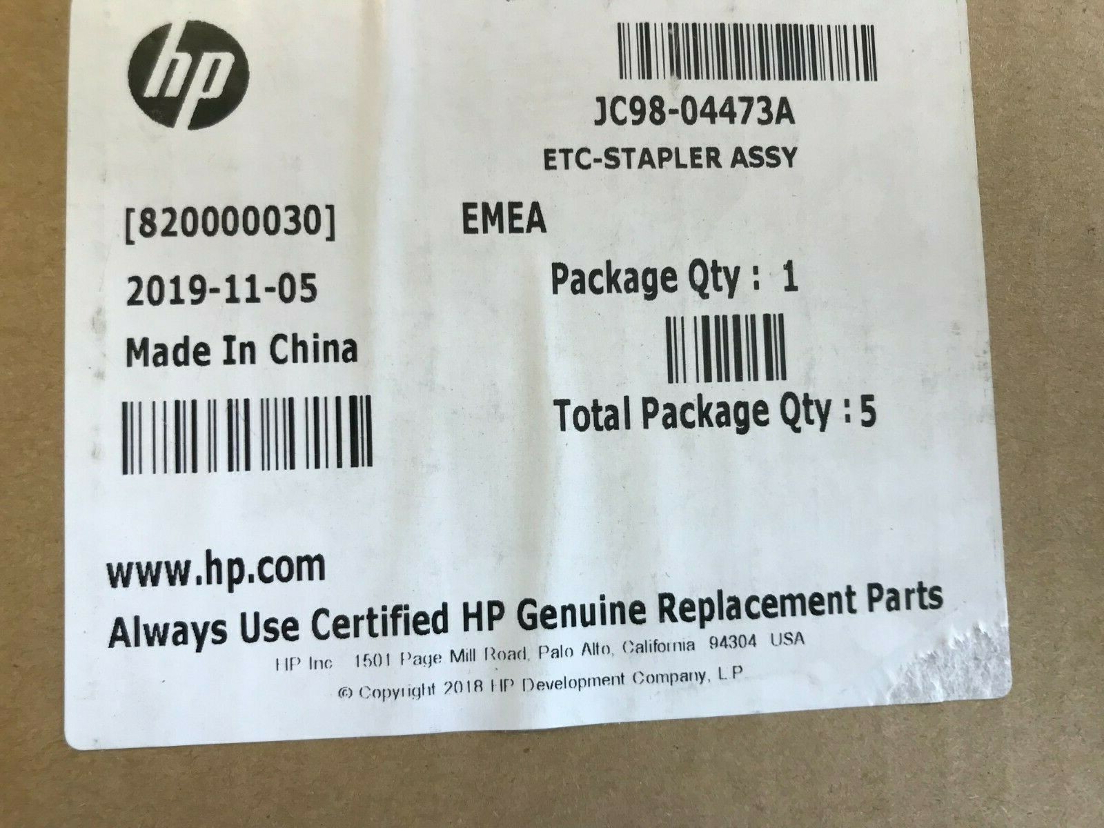 JC98-04473A SAMSUNG / HP STAPLER ASSY SL-FIN501L (INC VAT) for sale ...