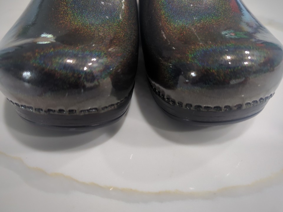 Dansko Black Prism Sparkle Clogs SIZE 41 New NO BOX Ships Free ...