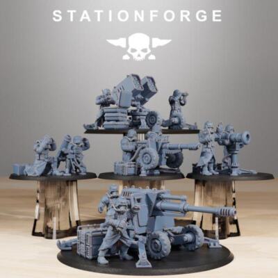 GrimGuard Battle Weapons | StationForge | Grimdark Compatible - Nerd3DForge | eBay