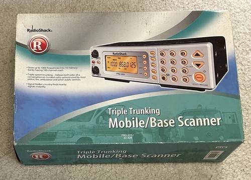 SCANNER TRIPLE TRUNKING MOBILE/ BASE NEW IN BOX | eBay