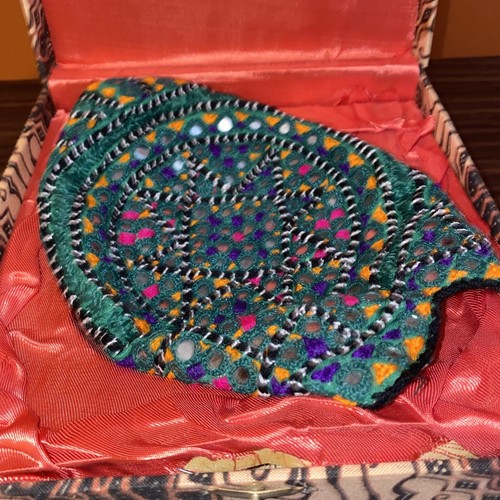 Balochi cap handmade, sindhi, banjara, parsi, prayer hat embroidery ...
