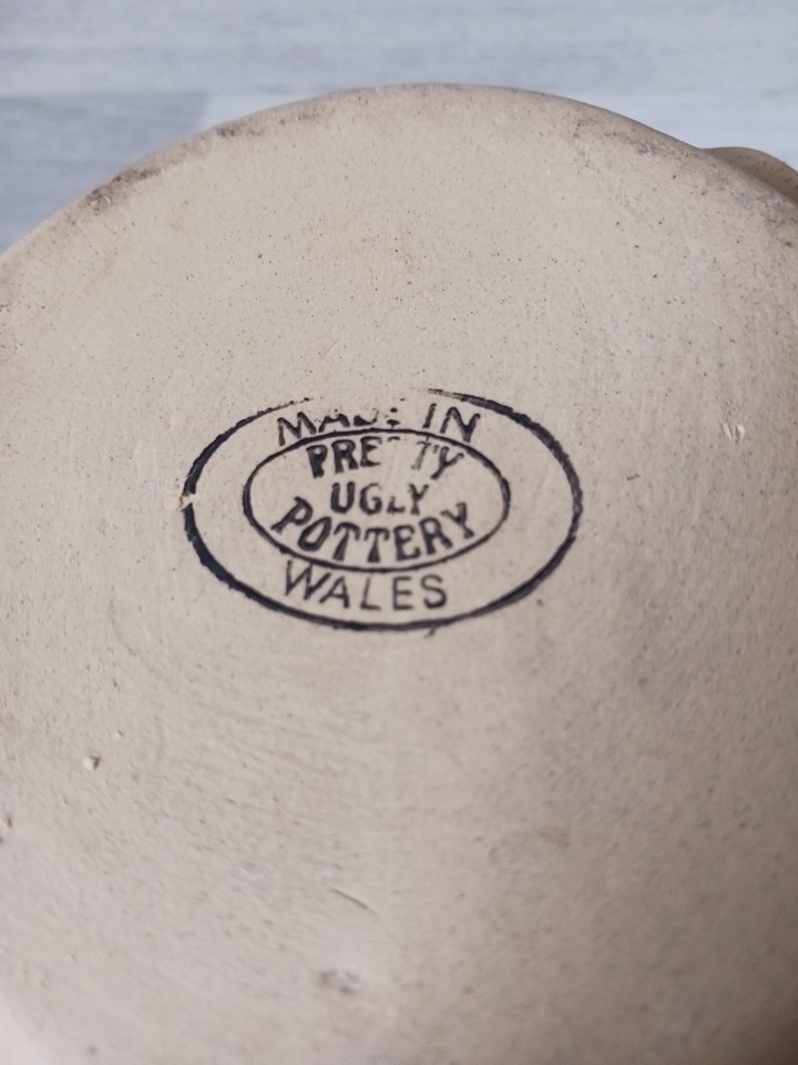 Pretty Ugly Pottery Utensils Jar Pot Clay Ceramic Glaze 5 X 4.5 Inches ...