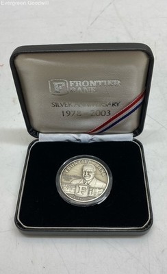Frontier Bank 25th Anniversary Token In Case | eBay