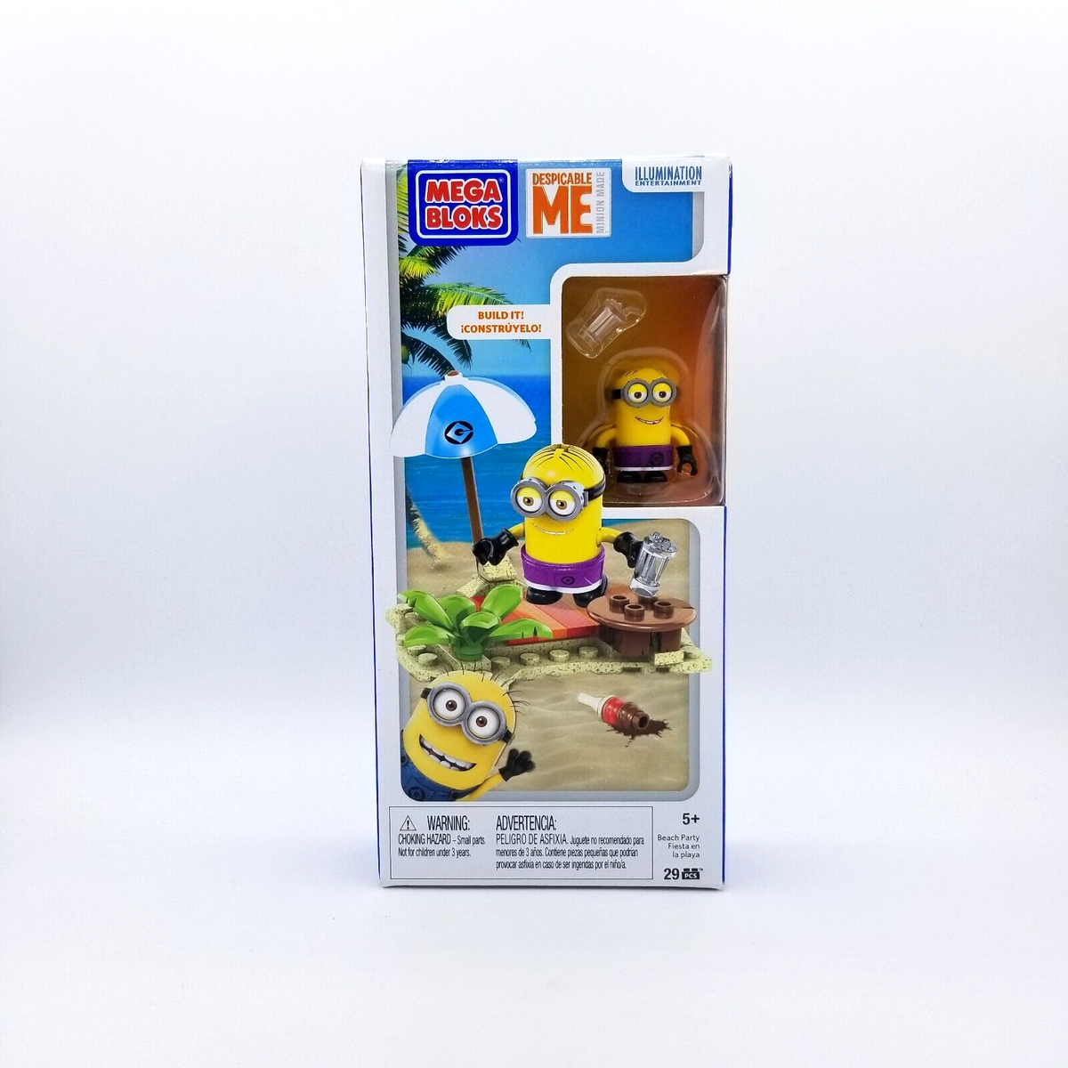 Minions En La Playa New Mega Bloks Despicable Me Beach Party Set Ages