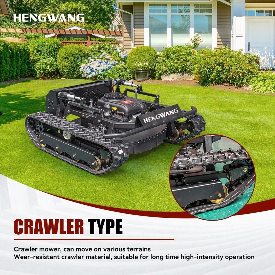 New 22 hp remote control off-road tank lawn mower with adjustable ...