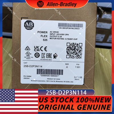 AB 25B-D2P3N114 PowerFlex 525 AC Drive 480V 1.0HP BRAND NEW AB | eBay