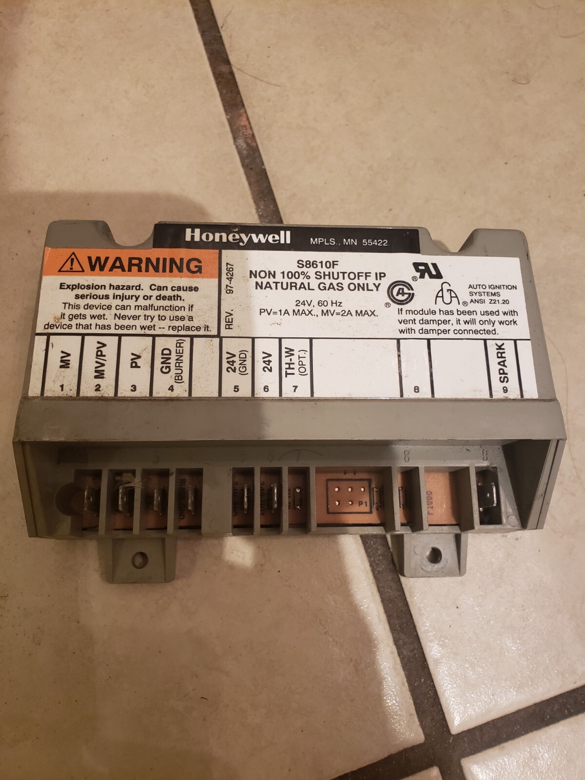 Honeywell S8610F Intermittent Pilot Module FREE SHIPPING | eBay