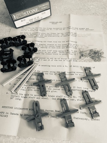 KEYSTONE LOCOMOTIVE WORKS CLIMAX LOG CAR HO-107 (3 CARS) | eBay