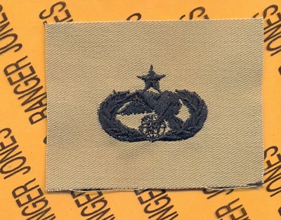 USAF Air Force Senior Transportation Qualification Desert badge patch ...